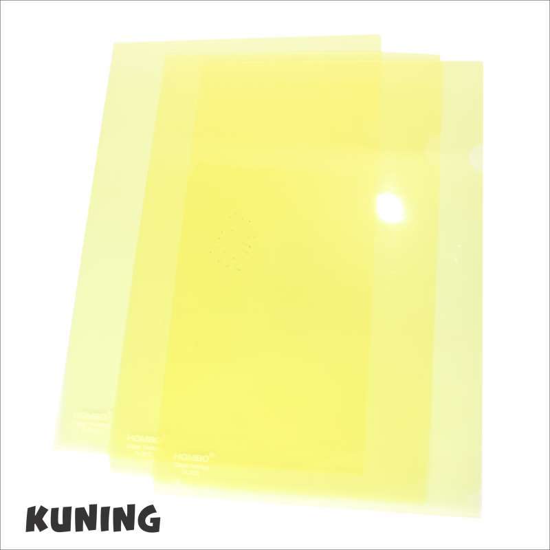 Jual Map Plastik / Map File / Map L Bening Full Color Ukuran F4 - Biru ...