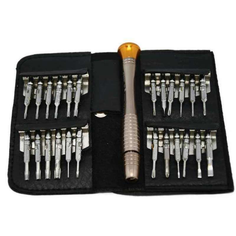 Jual Obeng Set / Tool.kit Screwdriver Set 25 In 1 Di Lengkapi Dompet Di ...