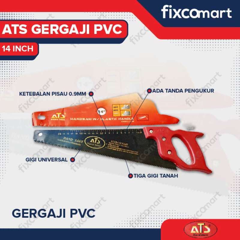 Promo Ats Gergaji Kayu Gagang Pvc 14 Inch Diskon 50% Di Seller Fixcomart.com Official Store ...