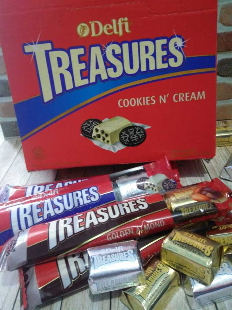 Jual Coklat Delfi Treasure Cookies N Cream Di Seller Beuki Grosir ...