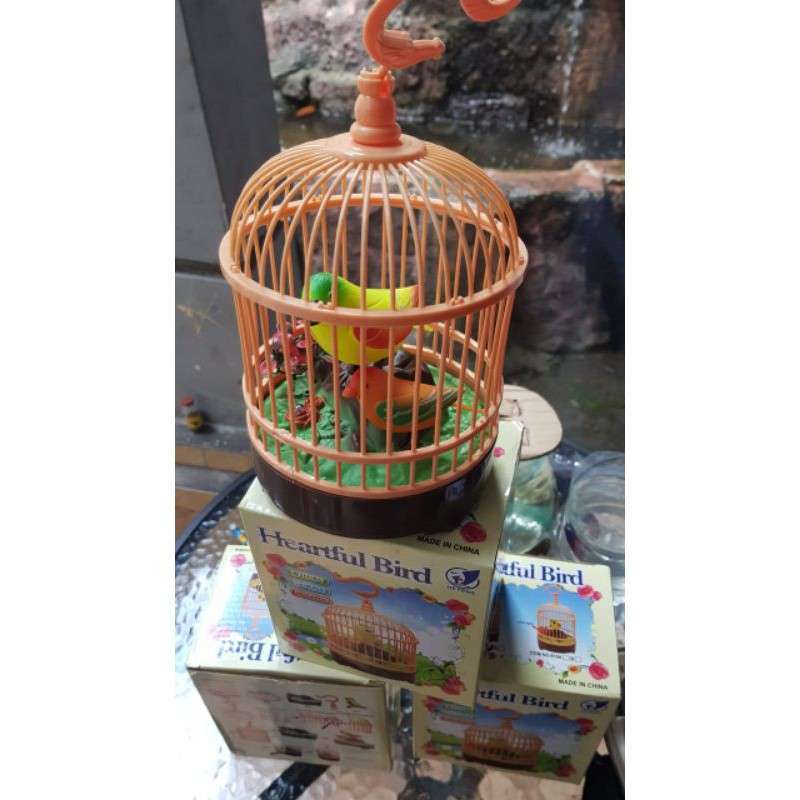 Jual Mainan Burung dalam sangkar sensor tepuk di Seller nanda toys ...