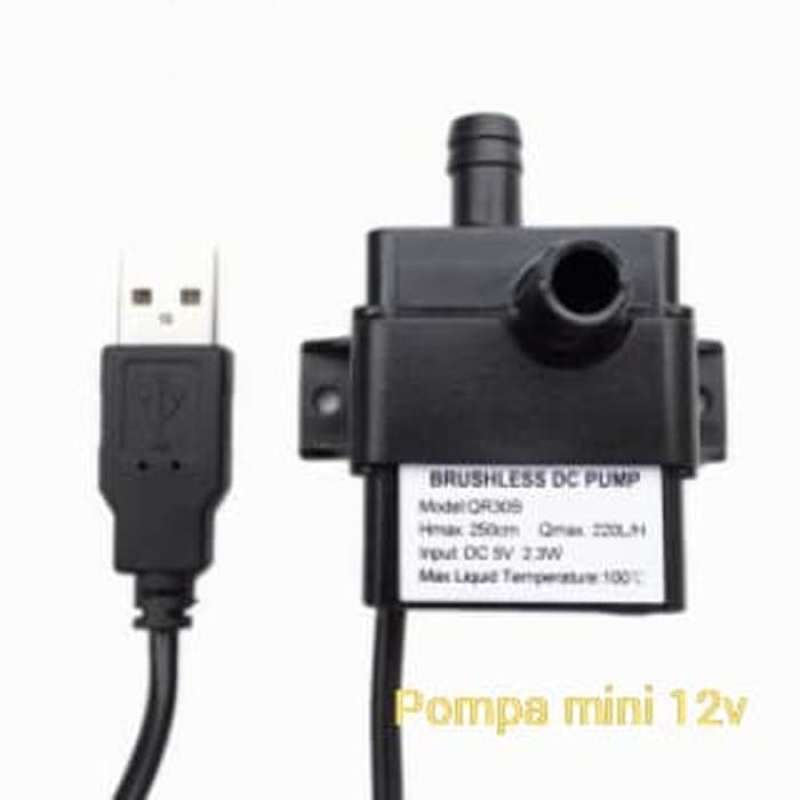 Jual Pompa Air Celup USB M1 Mini Brushless 5V Submersible Pump - Hitam ...
