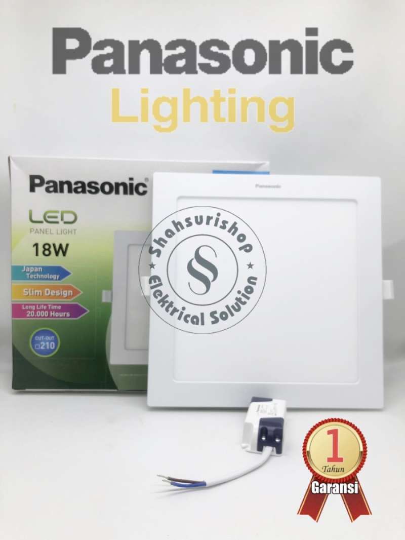 Promo PANASONIC LED PANEL 18 WATT 18W KOTAK LAMPU LED PANEL INBOW ...
