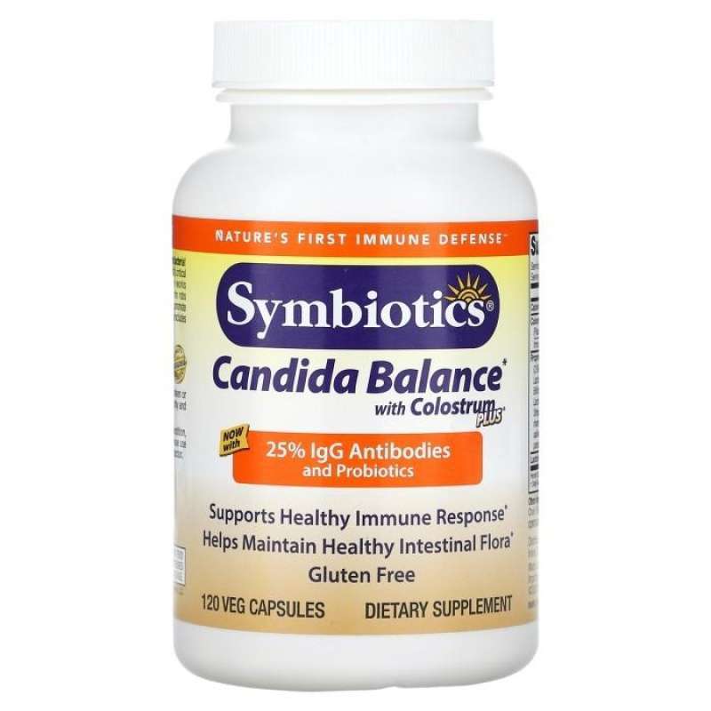 Jual Symbiotics Candida Balance with Colostrum Plus 120 Capsules di ...