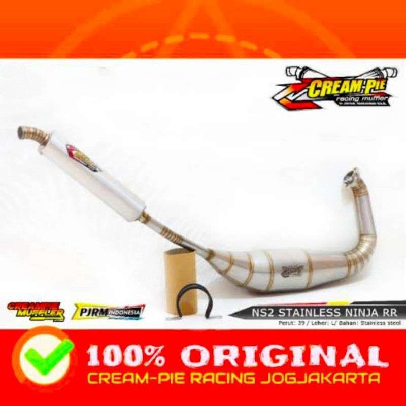 Jual Knalpot Creampie Ns2 Ninja 150 Rr R Ns2 Ns 2 Stainless Ss Plat Galvanis Original Crempi ...