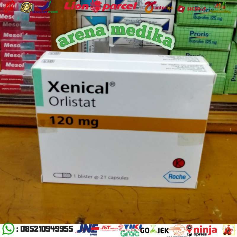 Jual XENICAL 120 MG 21 KAPSUL PER BOX ORIGINAL ( OBESITAS) di Seller ...