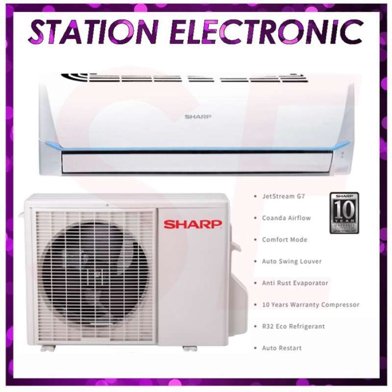 Jual Sharp Ah-A5Say New Jetstream Series Ac Split [0.5 Pk] Unit Only di ...