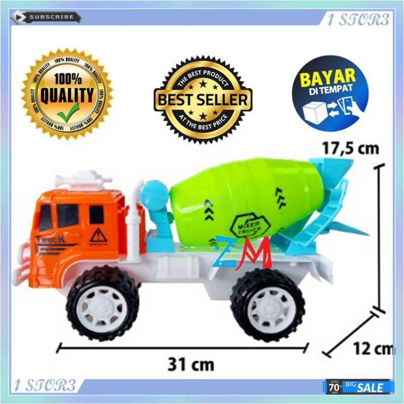 Jual Mainan Anak Mobil Truck Molen Konstruksi Ak 04 - Di Seller 1-store ...