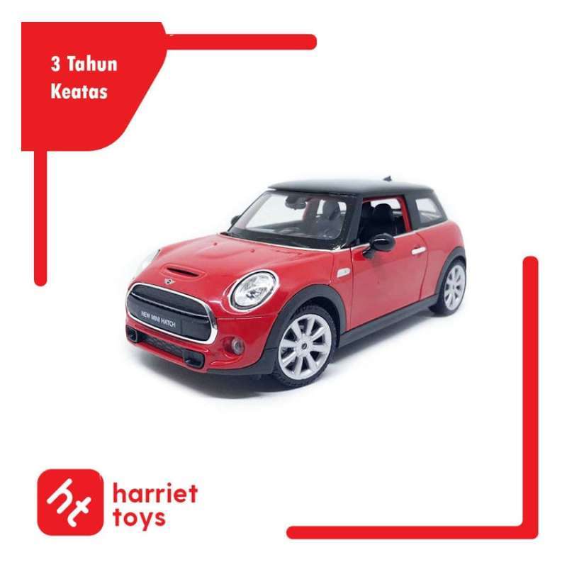 Jual DIECAST MOBIL 1:24 - NEX WELLY - MINI COOPER - NEW MINI HATCH ...