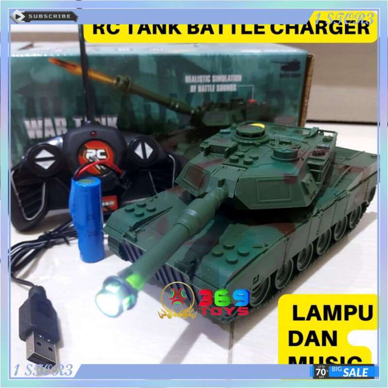 Promo Mainan Rc Tank Remote Control Tank Battle Charger Cas - Rc Tank ...