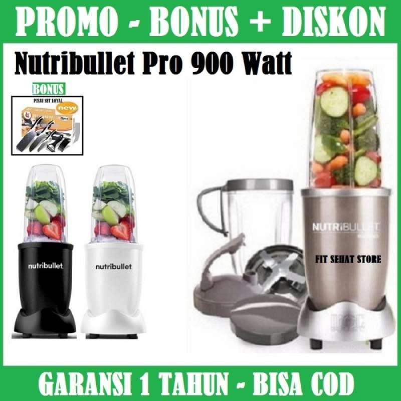 Jual Nutribullet Pro 900 W 9-pc Nutrition Extractor - Original Di Seller Niagaraa - Kebon Kacang ...