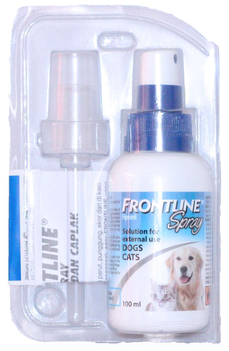 Jual Obat Kutu Anjing Kucing Spray Frontline 100 Ml di Seller DENTA PET ...