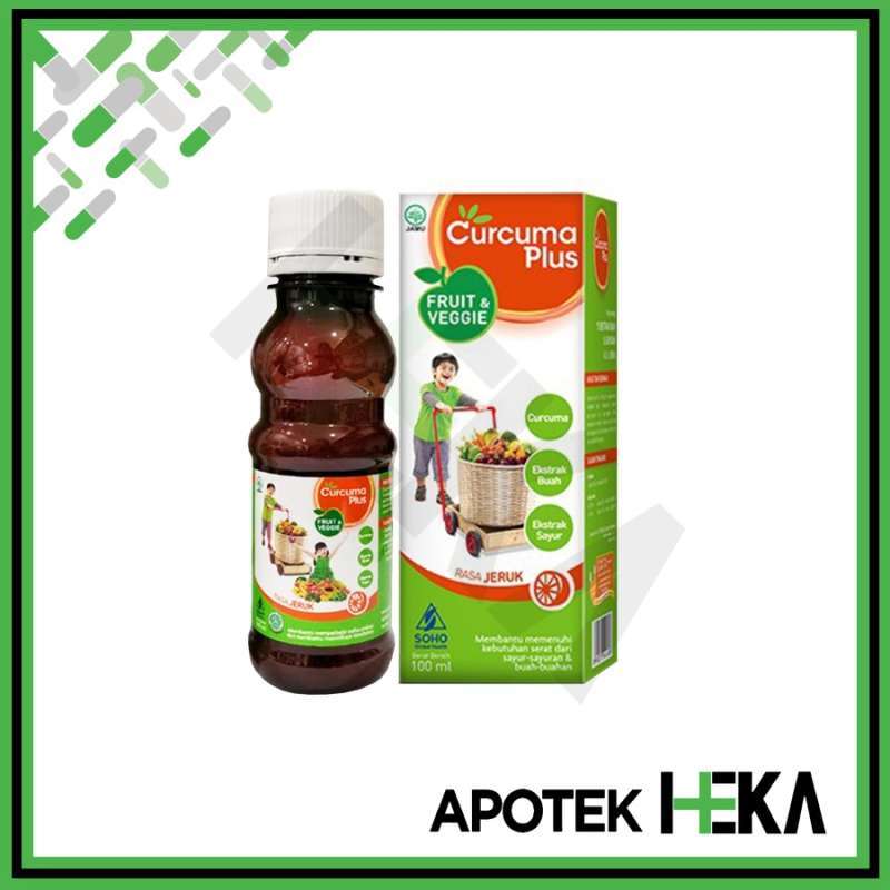 Jual Curcuma Plus Fruit and Veggie Jeruk 100 ml - Sirup Pertumbuhan ...