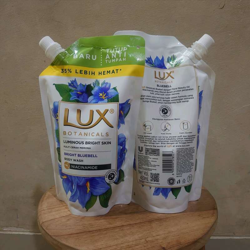 Jual Lux Botanicals Bright Bluebell Body Wash Sabun Mandi Cair 450 ml di Seller Toko muksin ...