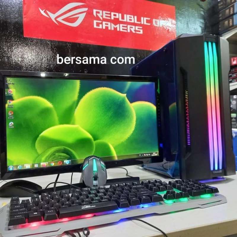 Jual PC gaming i7 monitor 22 in full set siap pakai di Seller Lancar ...