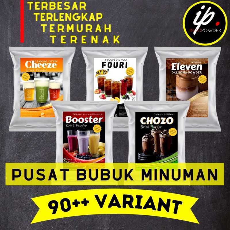 Promo 90 Variant Bubuk Minuman Aneka Rasa Kekinian 1kg Diskon 26% Di ...