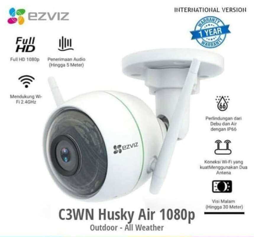 Jual Ezviz C3wn Husky Air Full Hd 1080p Smart Ip Camera Kamera Cctv ...