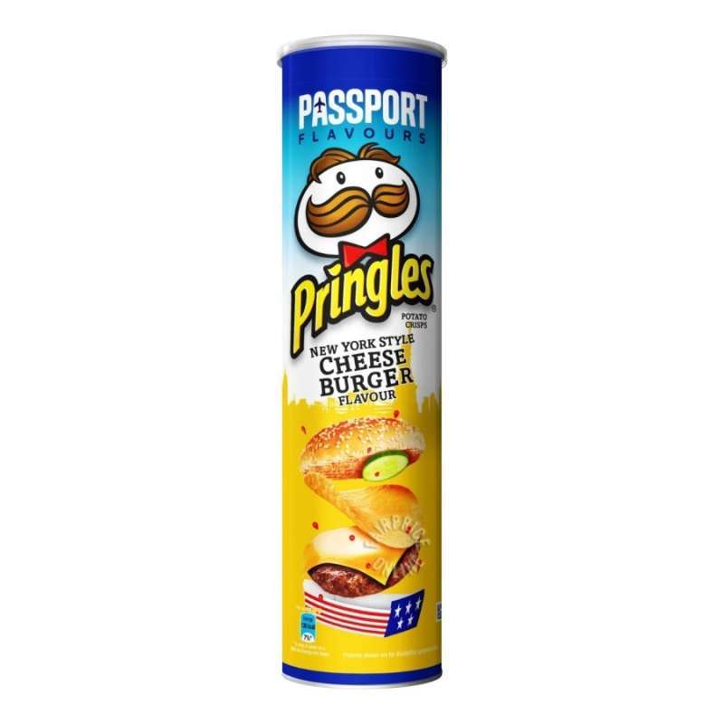 Jual Pringles Potato Chips New York Style Cheese Burger 147g di Seller ...