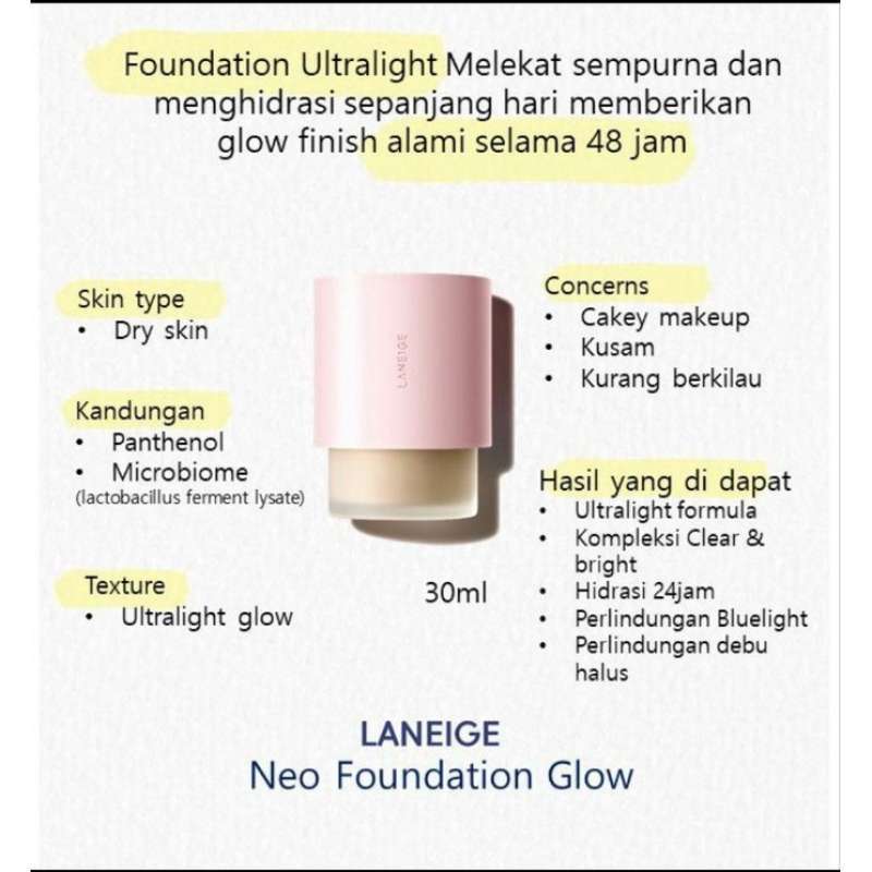 Jual Laneige Neo Foundation Glow / Matte di Seller SK2SALE - Rahayu ...