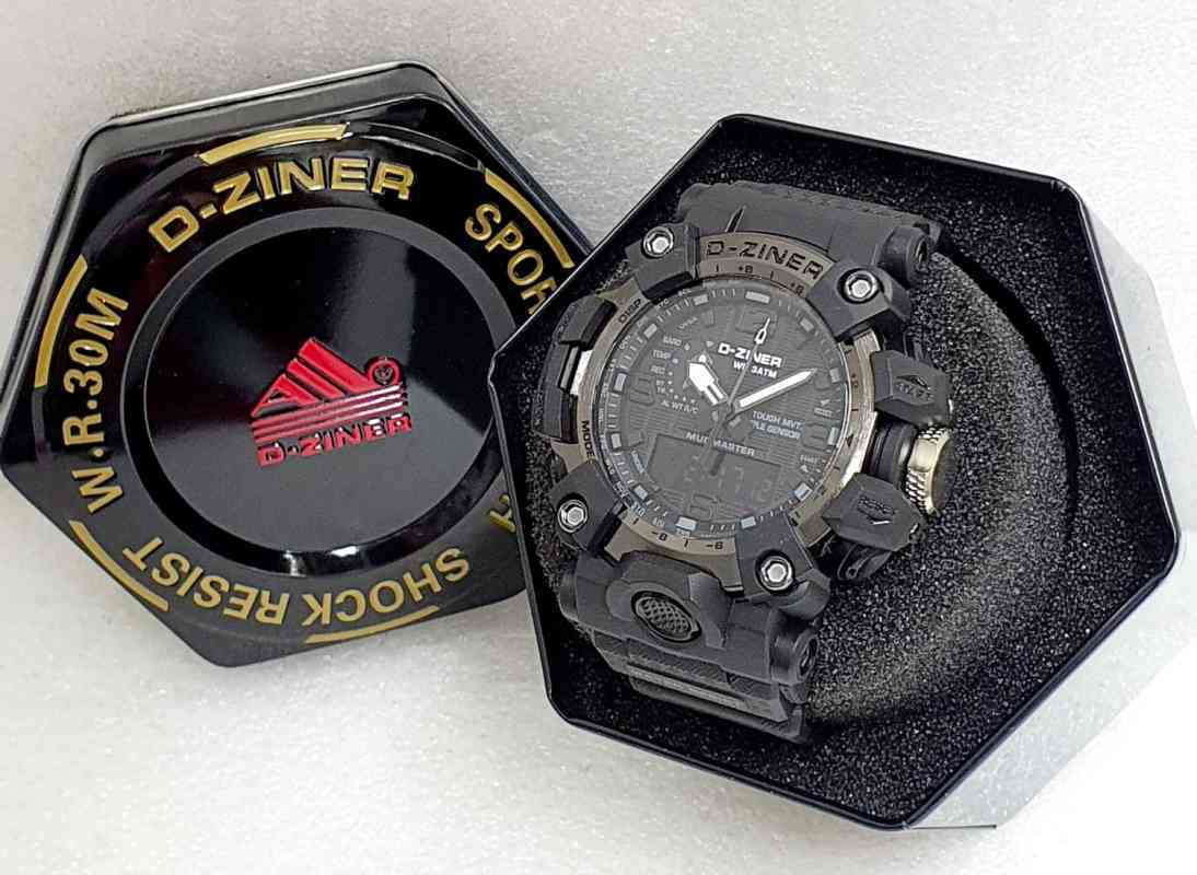 Promo Jam Tangan Pria D-Ziner Original Tali Rubber Tanggal Aktif dan ...