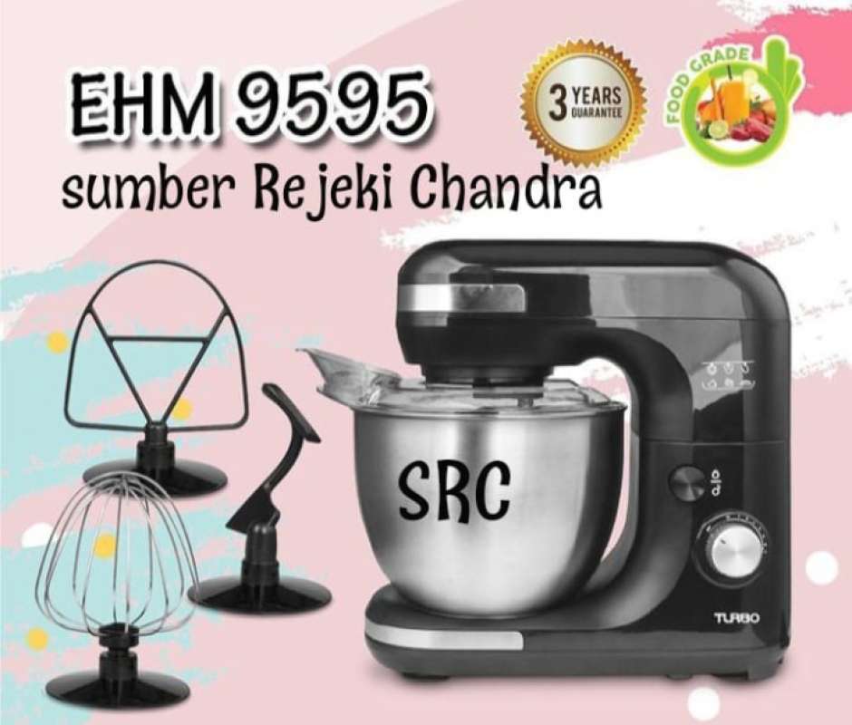 Promo Turbo Mixer Grande EHM-9595/Stand Mixer Roti/Mixer Besar 5 Liter ...