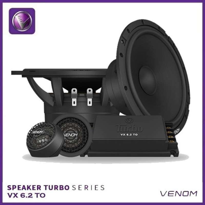 Promo Venom Turbo VX 6.2 TO / VX6.2TO / VX 6.2TO Speaker Split 2 Way Venom Diskon 9% di Seller ...