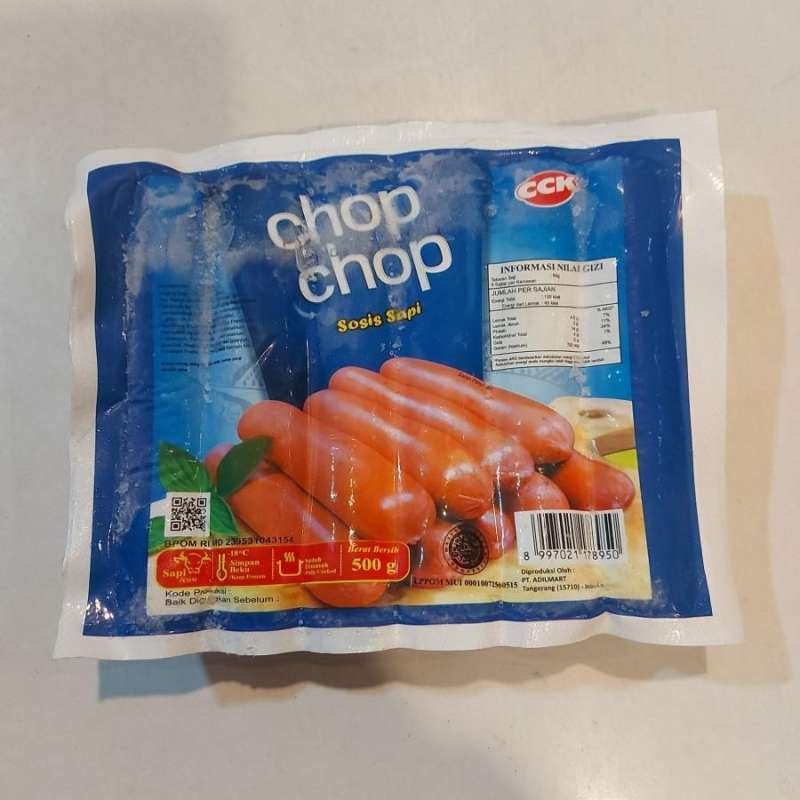 Jual Sosis Sapi Chop Chop 6s Di Seller Yoiki Frozen Food - Kebonsari ...