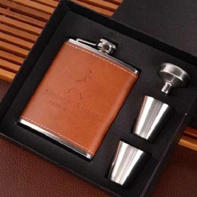 Promo Botol Minuman Whisky Whiskey Hip Flask Stainless With Shot Glass ...