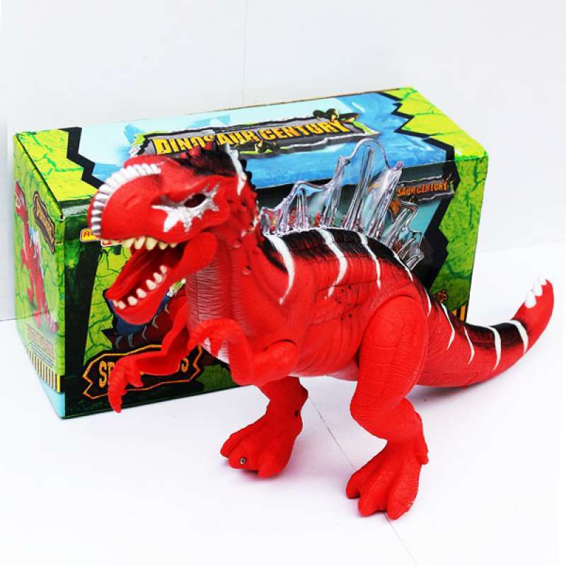 Promo Mainan Dinosaurus Baterai Bisa Jalan Sendiri Ada Suara Dan Lampu ...