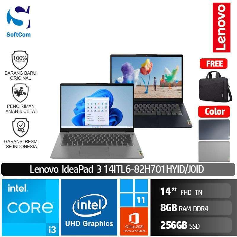 Promo Lenovo Ideapad Slim 3i 14itl6 Hyid J0id Notebook [core I3-1115g4 ...