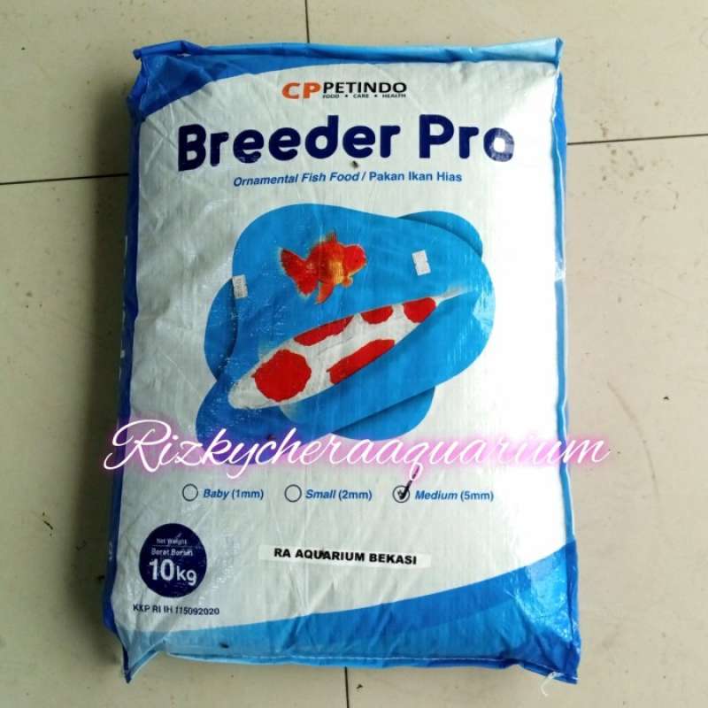 Promo Makanan Pakan Ikan Hias Koi Koki Cp Breeder Pro Fish Food 10Kg ...