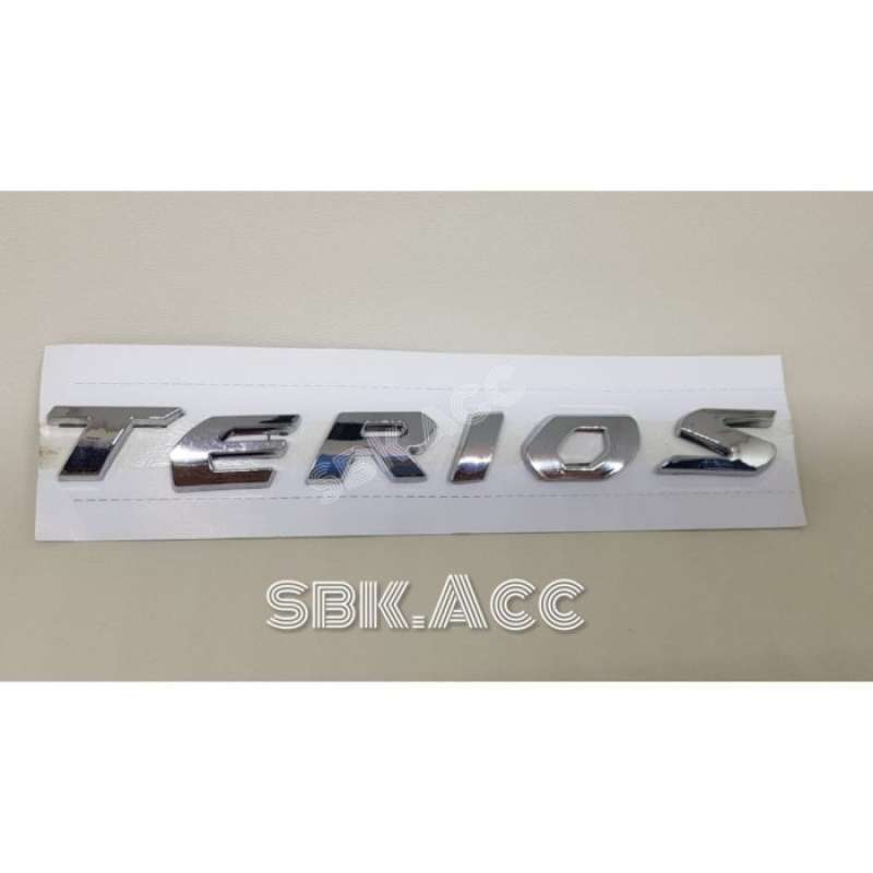 Promo Emblem Terios / Emblem Kap Mesin Terios / Logo Kap Mesin Terios ...