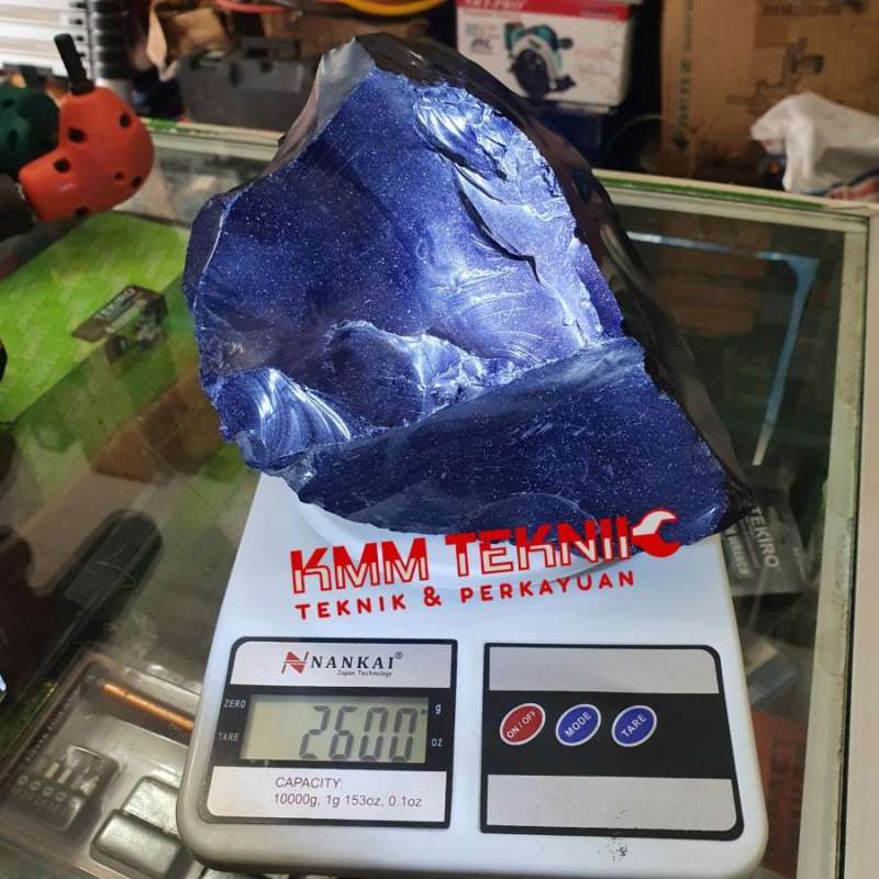 Jual BATU AKIK PASIR BIRU 2.6 KG 2600 GRAM SINTETIS BONGKAHAN 2.6KG di ...