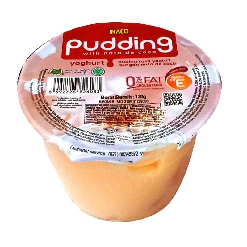 Jual Jelly Pudding Inaco Yogurth With Nata De Coco 120Gr Cup di Seller ...