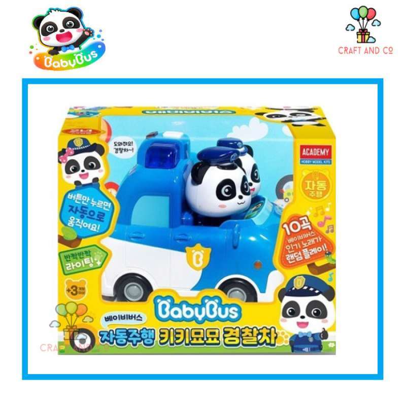Jual Babybus Police Car Kiki Miu Auto Driving Sensor Not Remote Control ...
