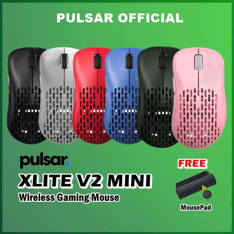 Promo Pulsar Xlite V2 Mini Wireless Gaming Mouse / Xlite V2 Fe Mini X-lite - Warna Black ...