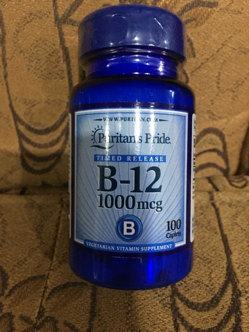 Promo VITAMIN B12 1000MCG TIMED RELEASE 100 CAPLETS PURITAN'S PRIDE Diskon 33% di Seller Afifah ...