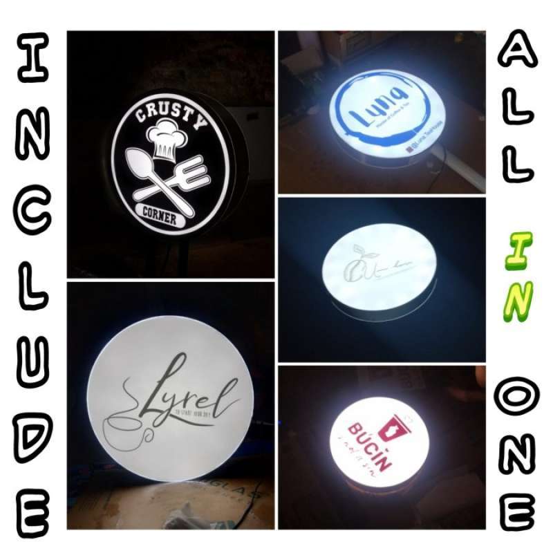 Jual Neon Box Bulat Diameter 1 Meter di Seller Igida Shoop - Duri Kepa ...