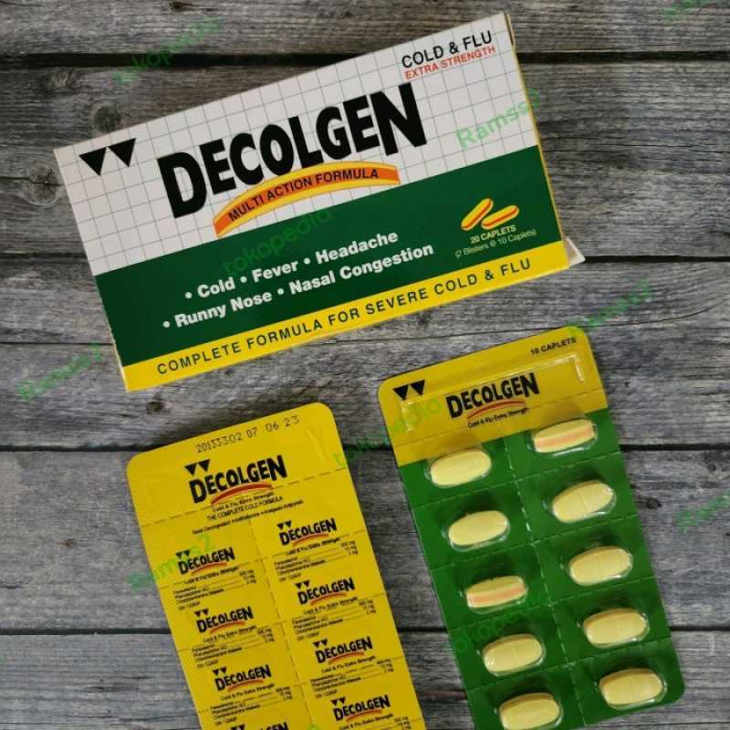 Jual Decolgen Cold N Flu Extra Strength Panadol Singapore di Seller ...