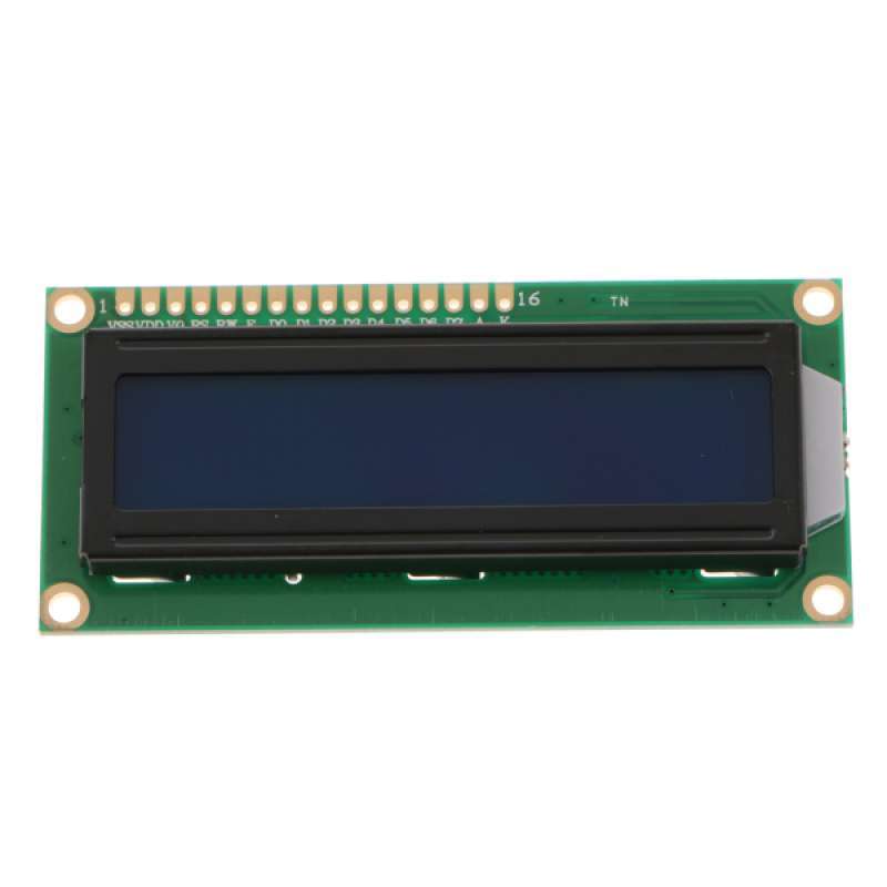 Promo 1602 LCD Screen 16x2 Character LCD Display Module White on Blue ...