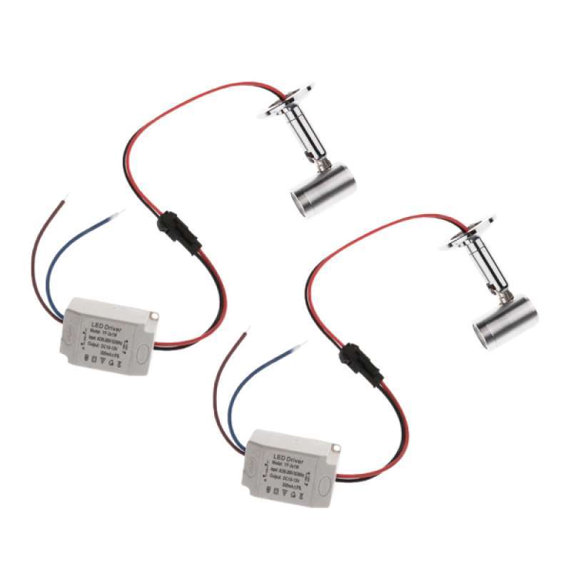 Jual 2 Pieces 3w Mini Led Spotlight With Led Driver Lamp Home Showcase ...