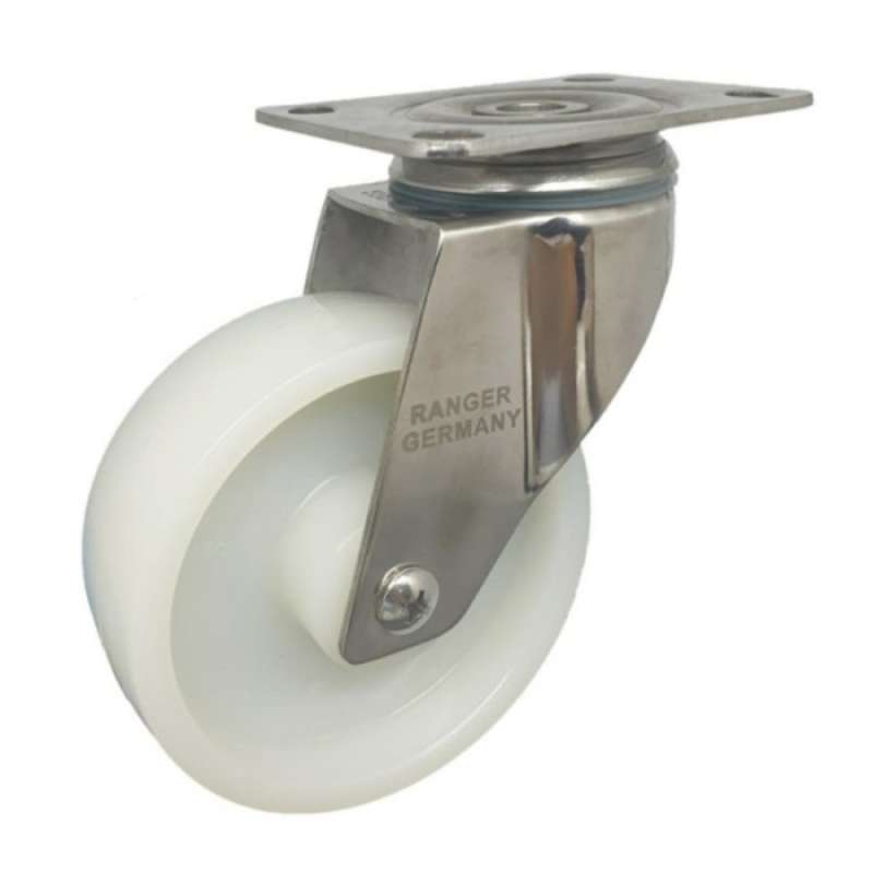 Promo Roda Trolly Stainless Steel Nylon 4 Inch Medium Duty Hidup Ranger ...