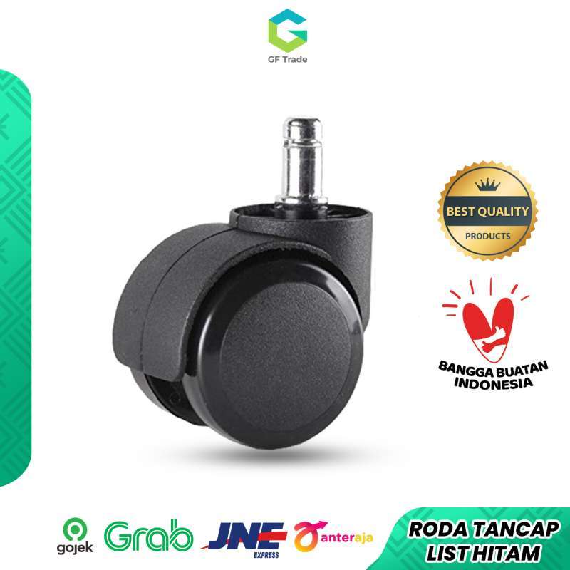 Jual Roda Kursi Kantor Tancap Premium Dengan List Karet Hitam (BARU) di ...