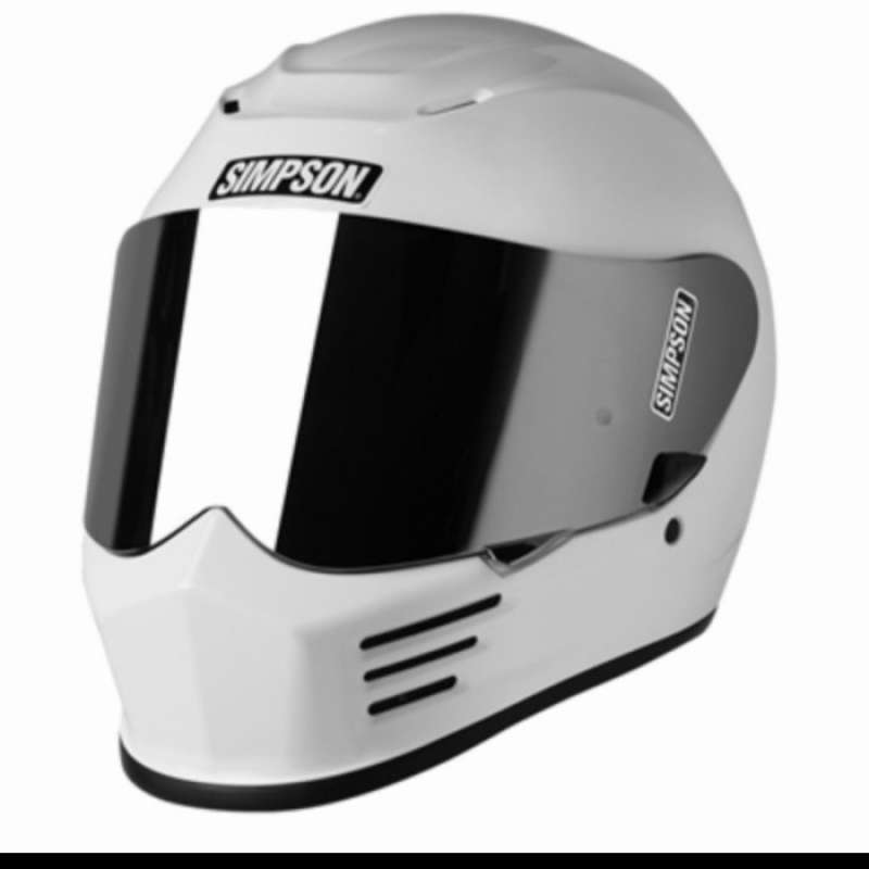 Promo SIMPSON SPEED BANDIT WHITE GLOSS | HELM FULL FACE | ORIGINAL ...