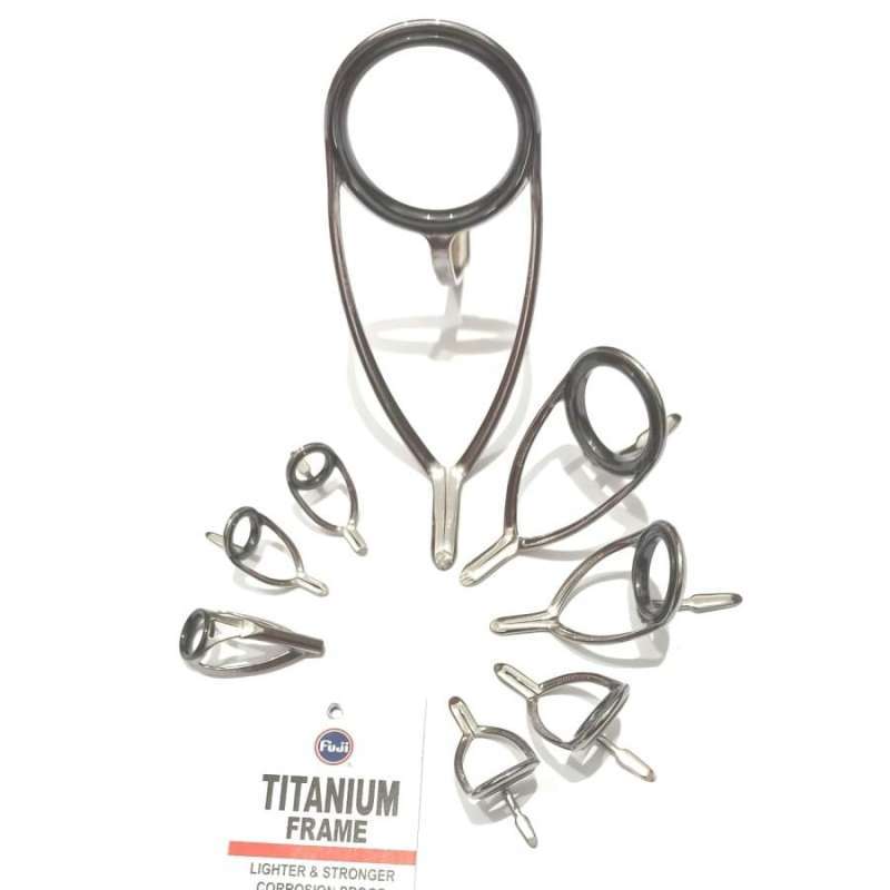 Jual RING GUIDE FUJI TITANIUM ORIGINAL SUPER RINGAN CINCIN JORAN SET di ...