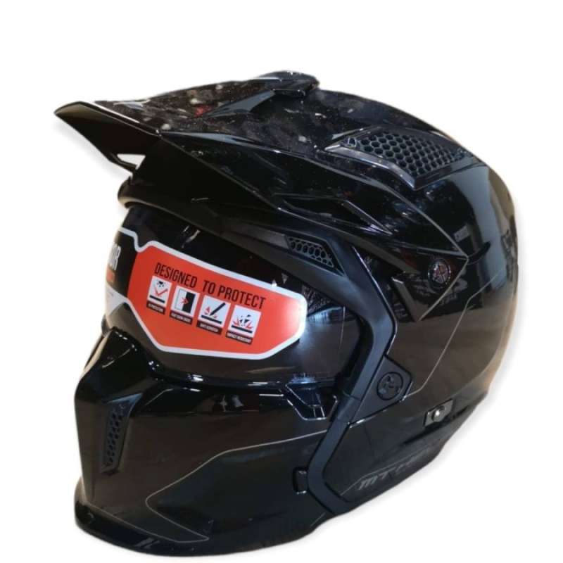 Jual HELM MT STREETFIGHTER SV BLACK GLOSSY HELM MODULAR CROSSOVER ...