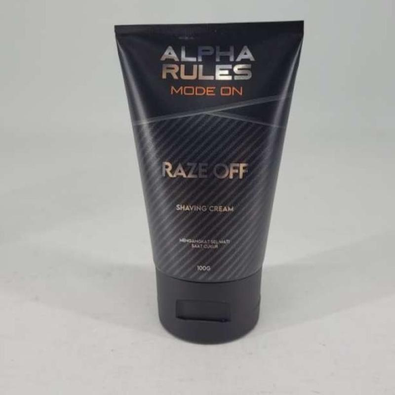 Promo Alpha Rules Mode On Raze Off Shaving Cream 100 Gram Krim Cukur ...