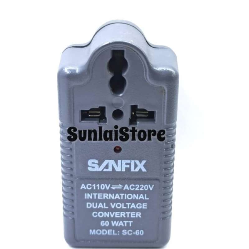 Promo Stepdown 220V To 110V Ac 60 Watt Dual Voltase Diskon 23% di ...
