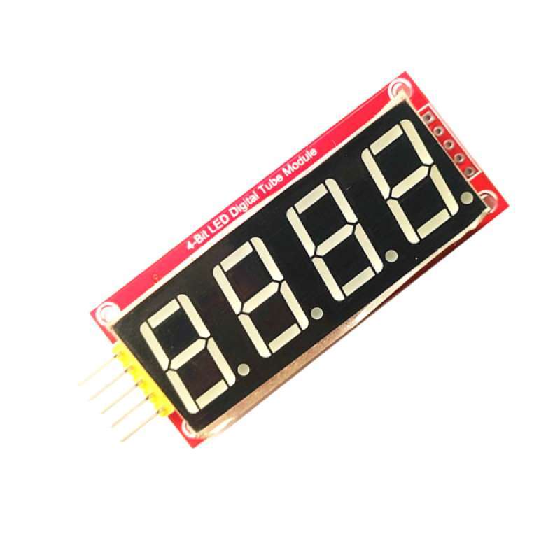 Promo 056 Inch 4 Bits Digital Tube Led Segment Display Module Red Common Anode For Arduino Uno
