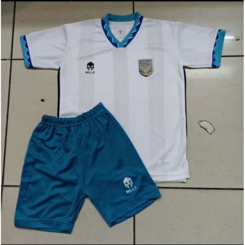 Promo Jersey bola Kids anak anak timnas Indonesia AFF away putih 2022/ ...